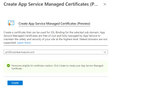 Using free managed certificates in Azure web apps – Sam Learns Azure