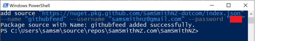 Consuming a NuGet package from GitHub Packages – Sam Learns Azure